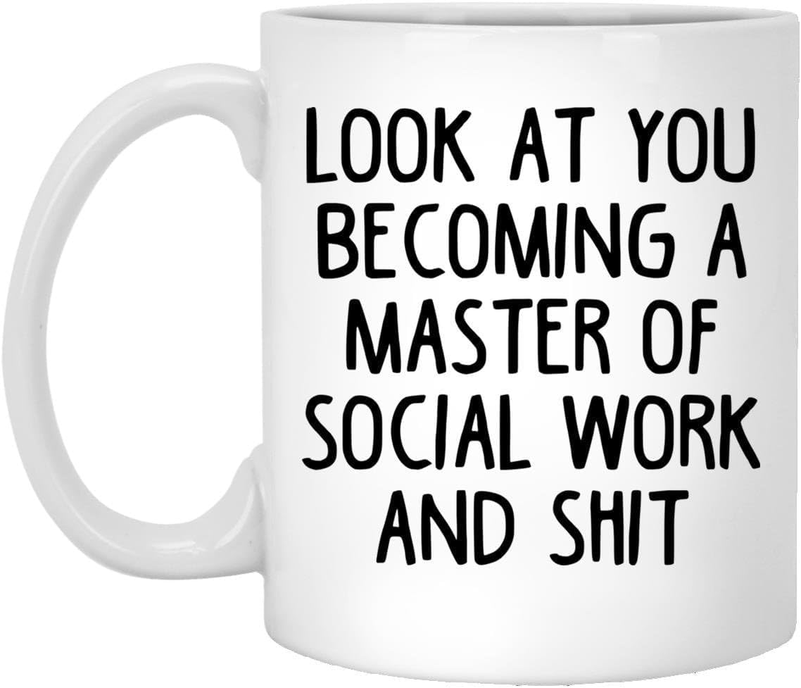 Amazon.com: Master Of Social Work graduation gift for men and women ...