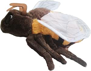 Amazon.com: FRANKIEZHOU Realistic Honey Bee Stuffed Animal-Brown 7.09",Bee Plush Toy for Boy ...