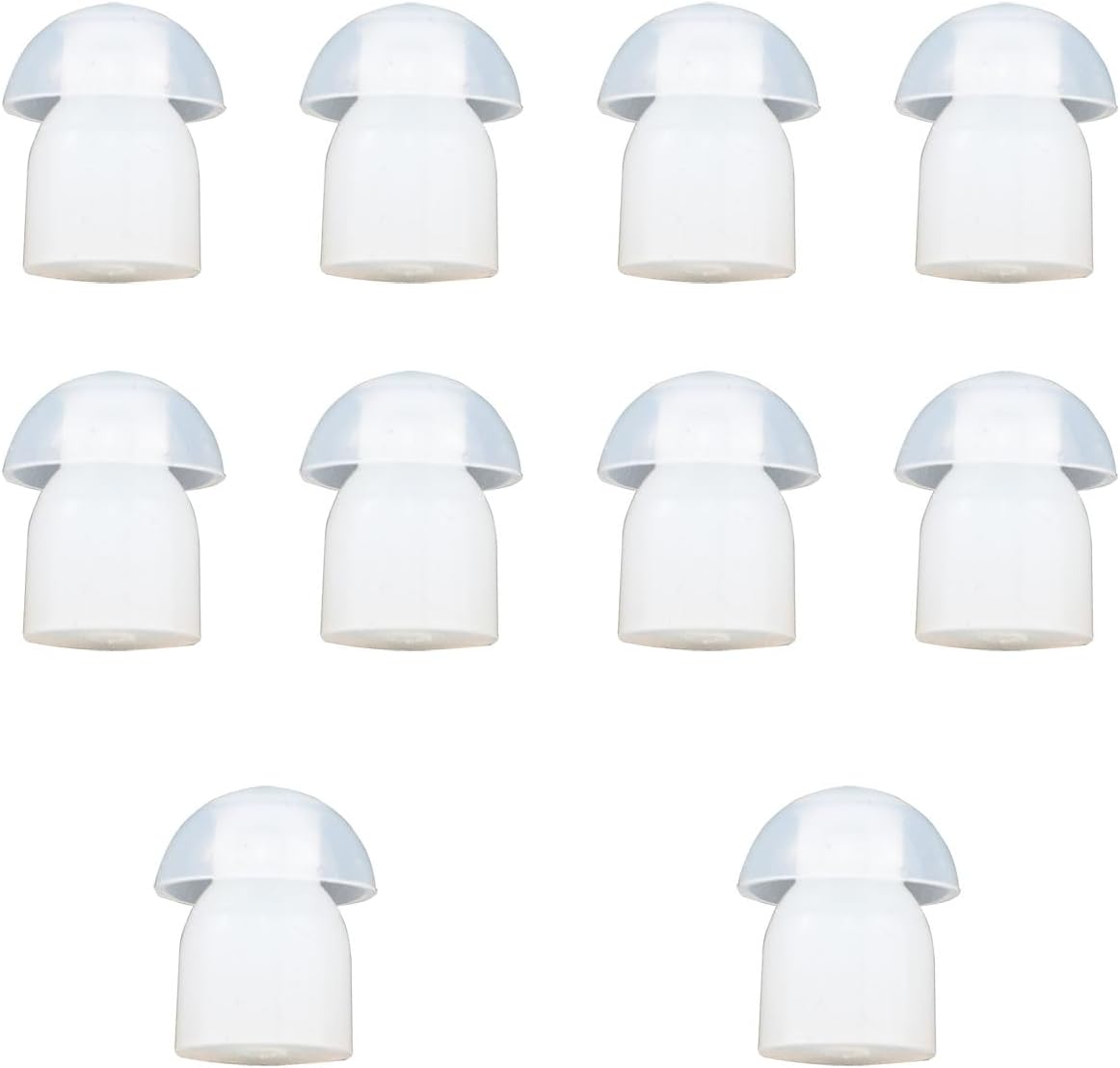 Amazon.com: Ruiwaer 10PCS White Rubber Replacement Mushroom EarTips ...