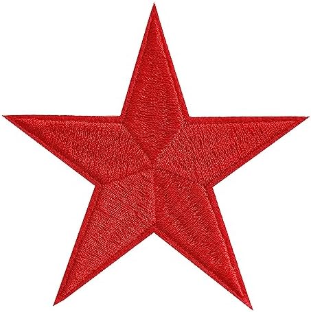 Amazon.com: 5pcs red Star Embroidery Patch Sewing Patch, Embroidery ...