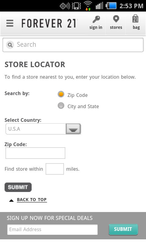 One Tap for Forever 21 - App on Amazon Appstore