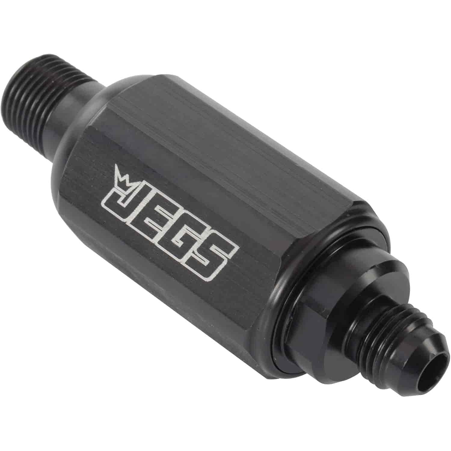 Amazon.com: JEGS Compact Billet In-Line Fuel Filter | 3/8" NPT Male To ...