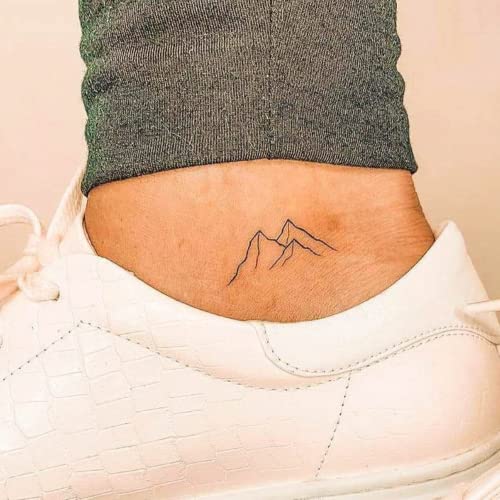 Fineline Tattoo – Gletscher Tattoo Idee - Bodyartnet Magazin