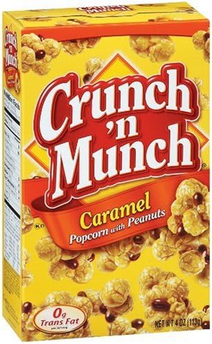 Amazon.com: Crunch 'n Munch Caramel Popcorn, 4-Ounce Boxes (Pack of 12)