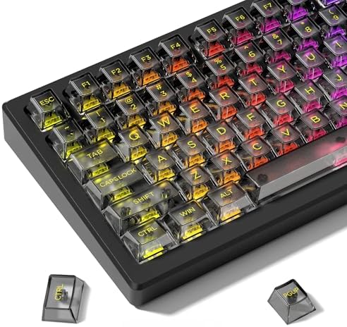 Amazon.com: Glorious Polychroma Keycaps: Clear for RGB Shine Through ...