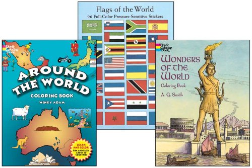 Amazon.com: Around the World Activity Set: 9780486457048: Dover: Books