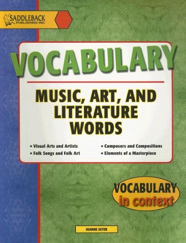 Amazon.com: Music, Art and Literature Works (Vocabulary in Context ...