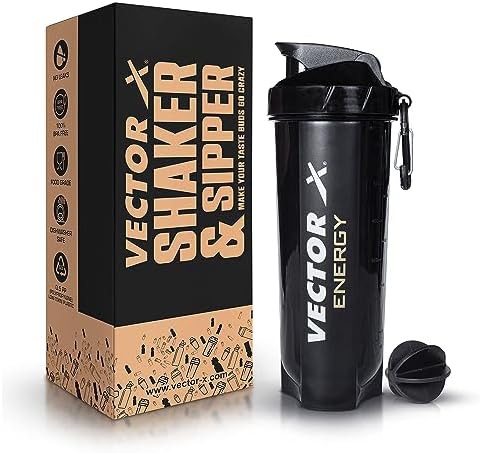 CHUBS Fitness Series Protein Shaker/Bottle For Men And Women. (Black ...
