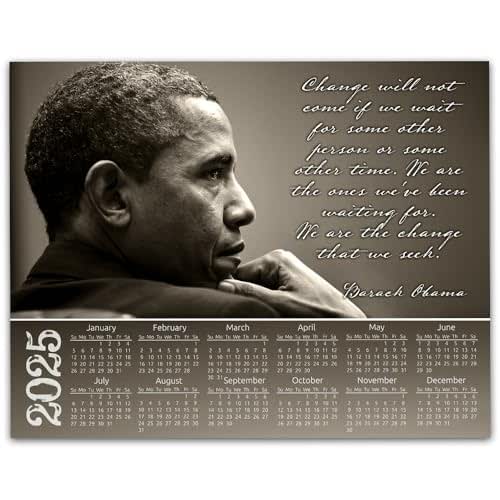 Amazon.com: 2025 Calendar - 28x36 Unframed Poster-Barack Obama ...