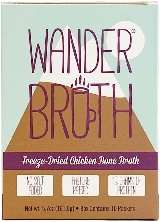 Amazon.com : Freeze-Dried No Salt Added Organic Chicken Bone Broth, 10 ...
