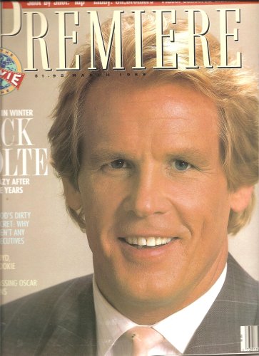 Premiere Magazine March 1989 Nick Nolte Cover and feature: Susan Lyne ...