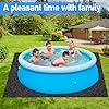 Amazon.com: 80'' x 80" Hot Tub Mat for Inflatable Tub Floor Pad ...