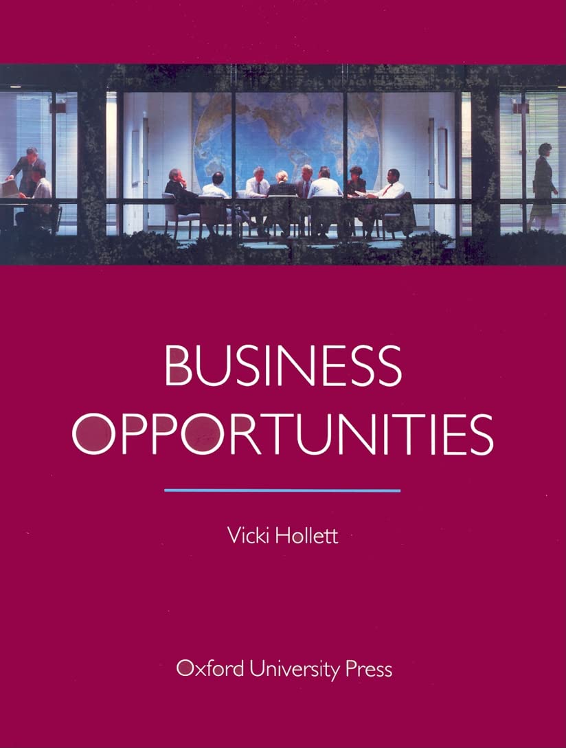 Amazon.com: Business Opportunities: Student's Book: 9780194520287 ...