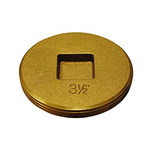 3 1/2 inch Brass Cleanout Cap : Amazon.in: Home Improvement