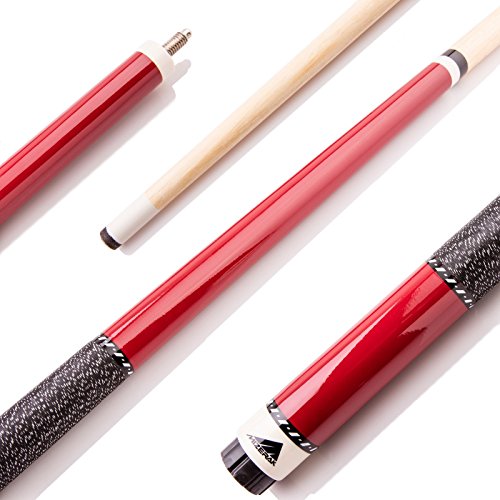 Mizerak Hardwood Cue (2 Piece), 57″, Red – BigaMart
