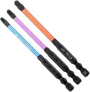 3Pcs Cross Screwdriver Bit FPH1 FPH2 FPH3 10cm Batch Head Electrician ...