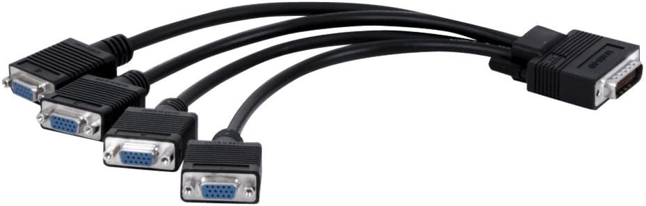 Amazon.com: Matrox Graphics Quad Analog Upgrade Cable .compatible With ...