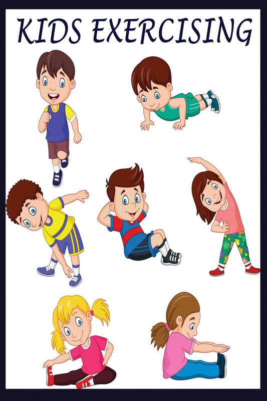 Go Green Tale Decorative Wall Poster|Sticker Poster|Kids Exercise ...