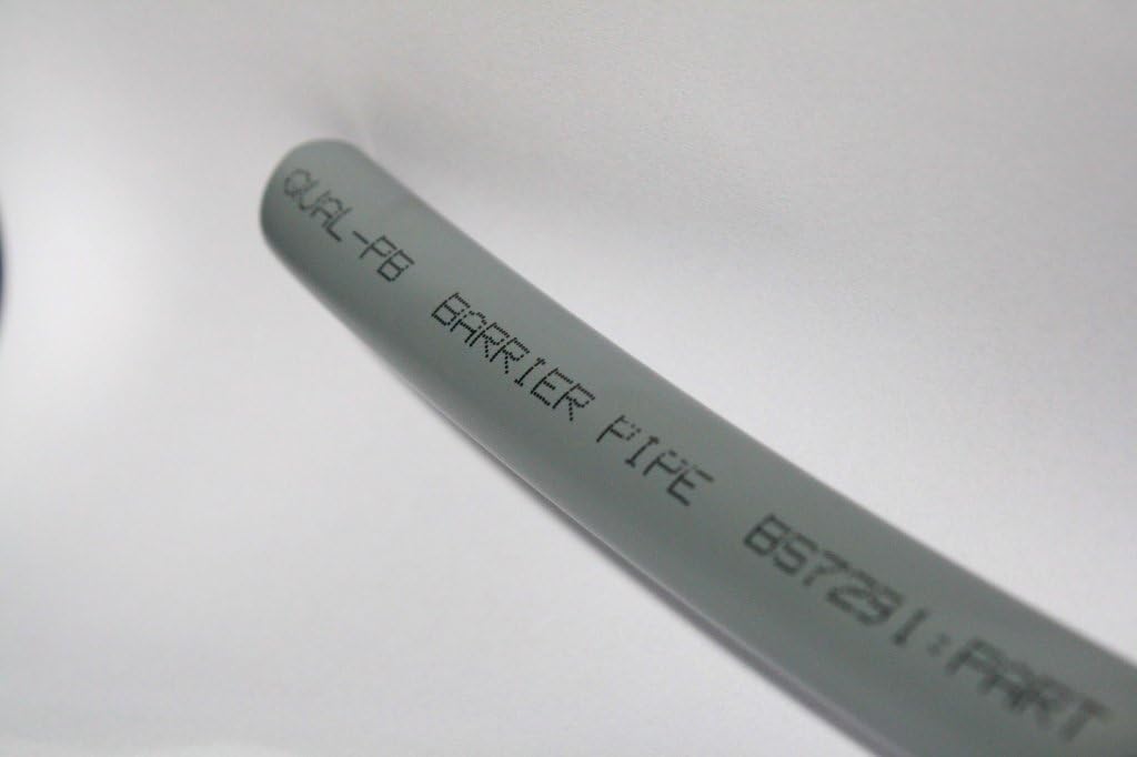 Pipelife Qual-PB (Polybutylene) Barrier Pipe 15mm x 25m Grey : Amazon ...