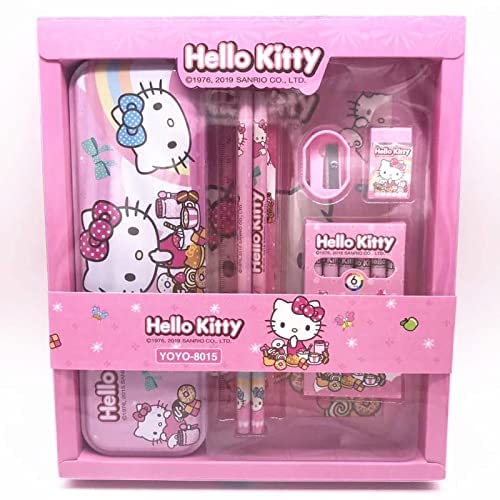 PRIMEFAIR Stationary Kit for Girls Pencil Pen Book Eraser Sharpener ...