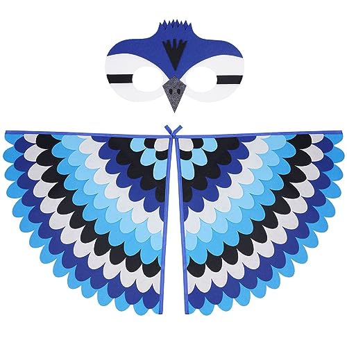 URAQT Felt Bird Capes Wings, Kid Bird Wing Costume Set including Felt ...