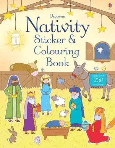 Nativity Sticker and Colouring Book | Amazon.com.br