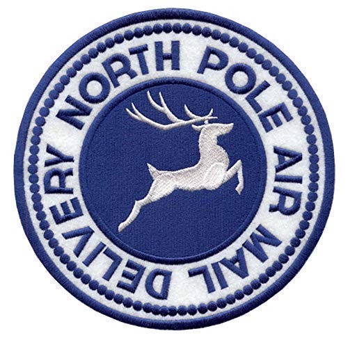 Amazon.com: North Pole Delivery Patch your choice of sew on or iron on ...
