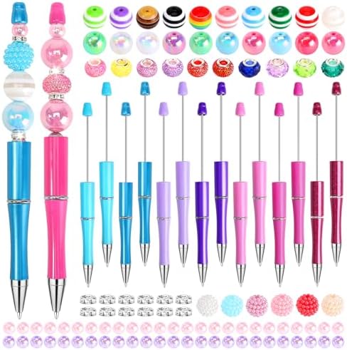 Amazon.com : Zifengcer 150Pieces DIY Thanksgiving Beadable Pens Kit ...