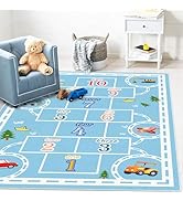 Amazon.com: DoRlPIeY Kids Hopscotch Rug, 2' 7" x 4' Hop and Count Game ...