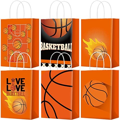 Amazon.com: Outus 24 Pcs Basketball Gift Bags Basketball Party Favor ...
