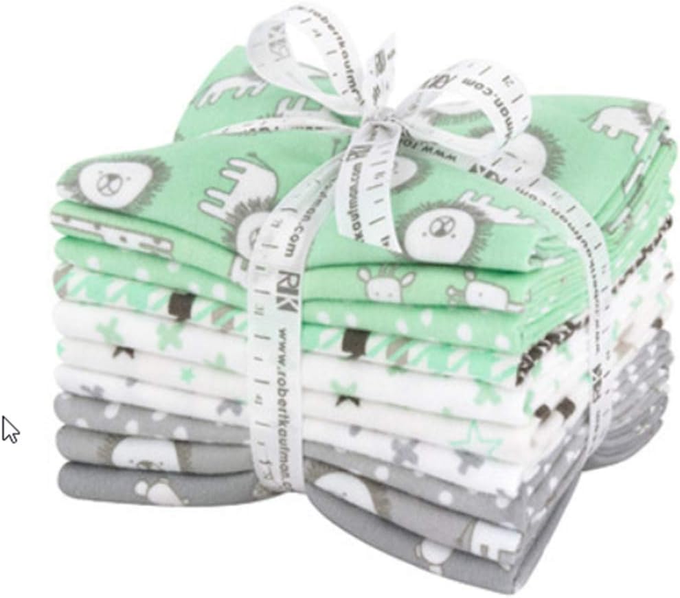 Amazon.com: Penned Pals Flannel Fat Quarter Bundle 10 Precut Cotton ...