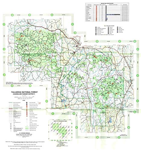 Oakmulgee Talladega National Forest Maps Central New York Regional