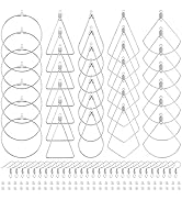 Amazon.com: 180Pcs Earrings Beading Hoop Earring Teardrop Round ...