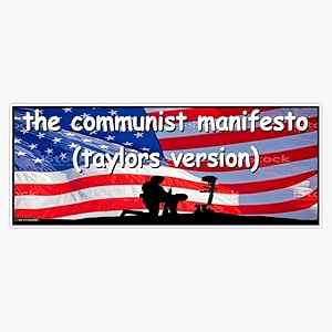 Amazon.com - The Communist Manifesto Taylors Version Bumper Window ...