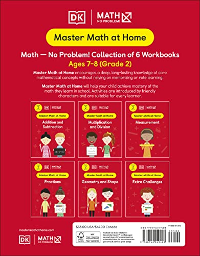 Math — No Problem! Collection of 6 Workbooks, Grade 2 Ages 7-8 (Master ...