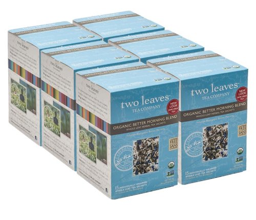 Amazon.com : Two Leaves and a Bud Organic Better Morning Blend Herbal ...