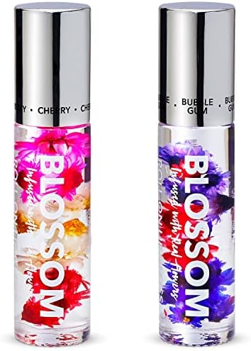 Amazon.com : Blossom Scented Roll on Lip GLoss, Infused wtih Real ...