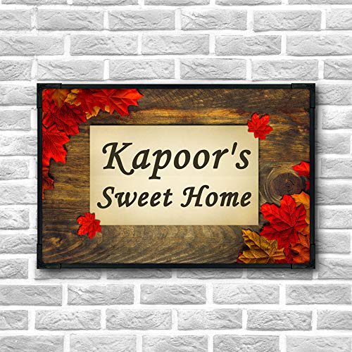 Buy Infinity Art Personalized Wooden Name Plate Multicolored (12 inches ...