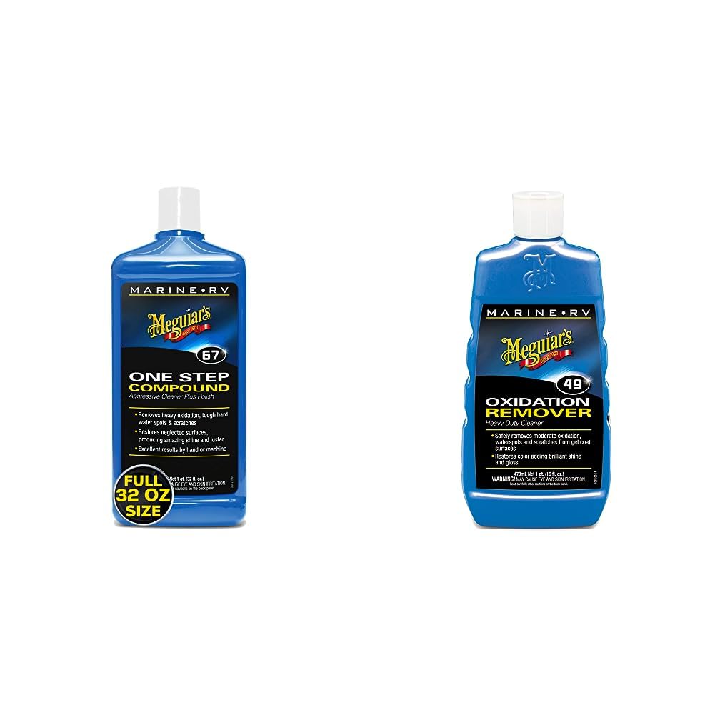 Amazon.com: Meguiar's Marine/RV Oxidation Remover and One Step Compound ...