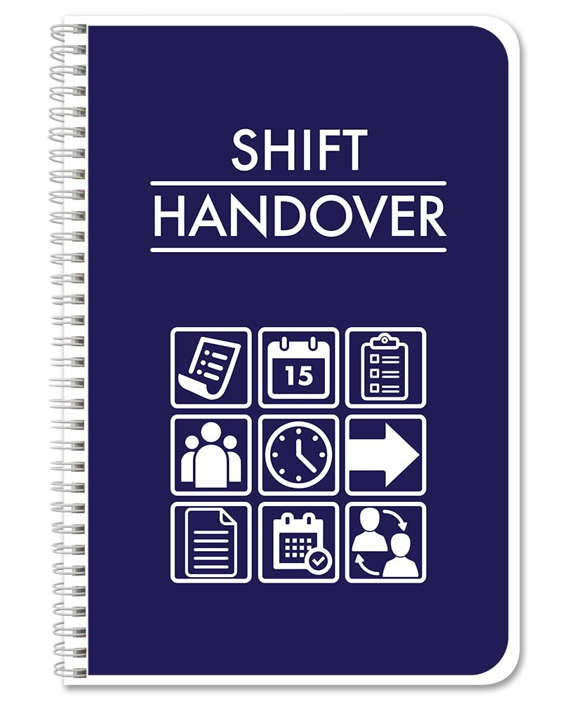 Snapklik.com : BookFactory Shift Handover Log Book Shift Hand Over ...