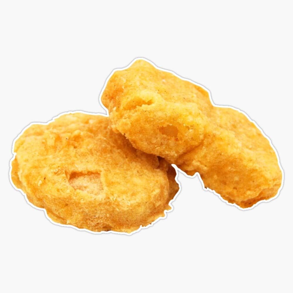 Amazon.com - Chicken Nugget Sticker Vinyl Bumper Sticker Decal ...