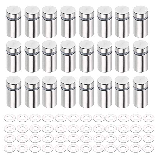 Buy 24 Pcs Standoff Fixings, Sign Standoff Screws Wall Mount ...
