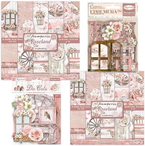 Amazon.com: New Hampshire Craftworks Stamperia Roseland - Designer’s ...