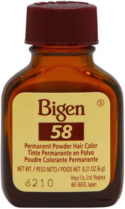 Bigen Powder Hair Color #58 Black Brown 0.21oz : Amazon.ca: Beauty ...