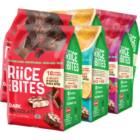 Amazon.com: RiiCE the Bites | Try them all! | 3 Flavors 6 Pack