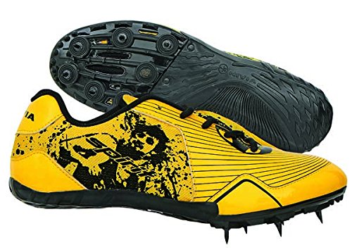 Nivia Spirit Running Spikes,UK 10 (Yellow/Black) : Amazon.in: Shoes ...