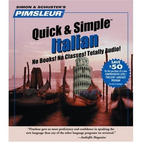 Amazon.com: Learn Italian: Quick & Simple by Pimsleur: 9780743569897 ...