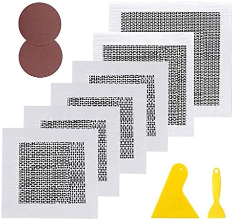 8 PCS Fiberglass Wall Repair Patch Kit, Drywall Plaster Screen Patch ...