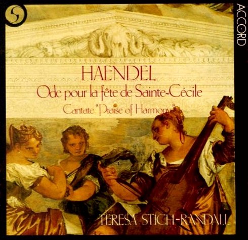 Ode for the Feast of Saint Cecili: Handel, Stich-Randall, Young ...