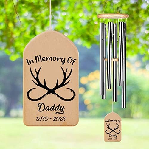 Amazon.com : Hunting & Fishing Memorial Wind Chime, Father's Day Wind ...